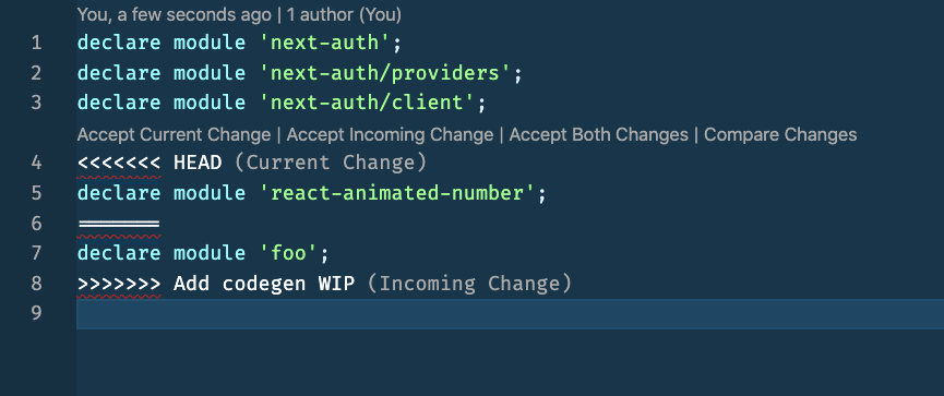 Git merge/rebase conflict resolution does not highlight #180 · Issue #168 · wesbos/cobalt2 ...