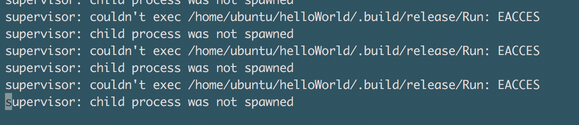 Why Is It Impossible To Deploy A Supervisor In Ubuntu · Issue 1383 · Vaporvapor · Github 