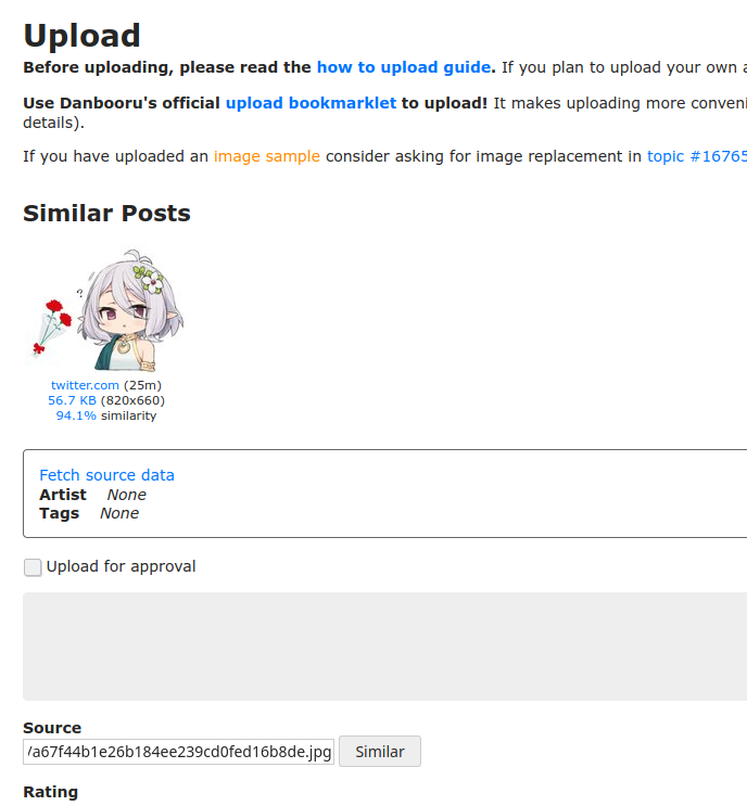 When uploading, automatic source data fetching doesn't trigger IQDB · Issue #4456 · danbooru ...