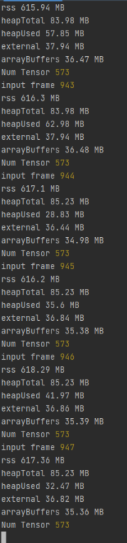 RSS Memory usage jumps high when using RTSP input · Issue #130 · vladmandic/human · GitHub