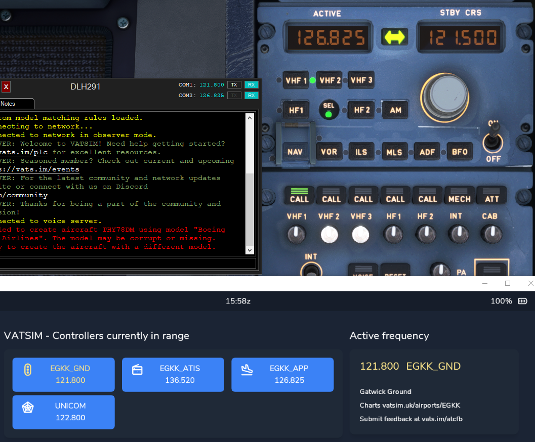 Issue using 2 frequencies on RMP/ACP with vPilot VATSIM · Issue #5620 ...