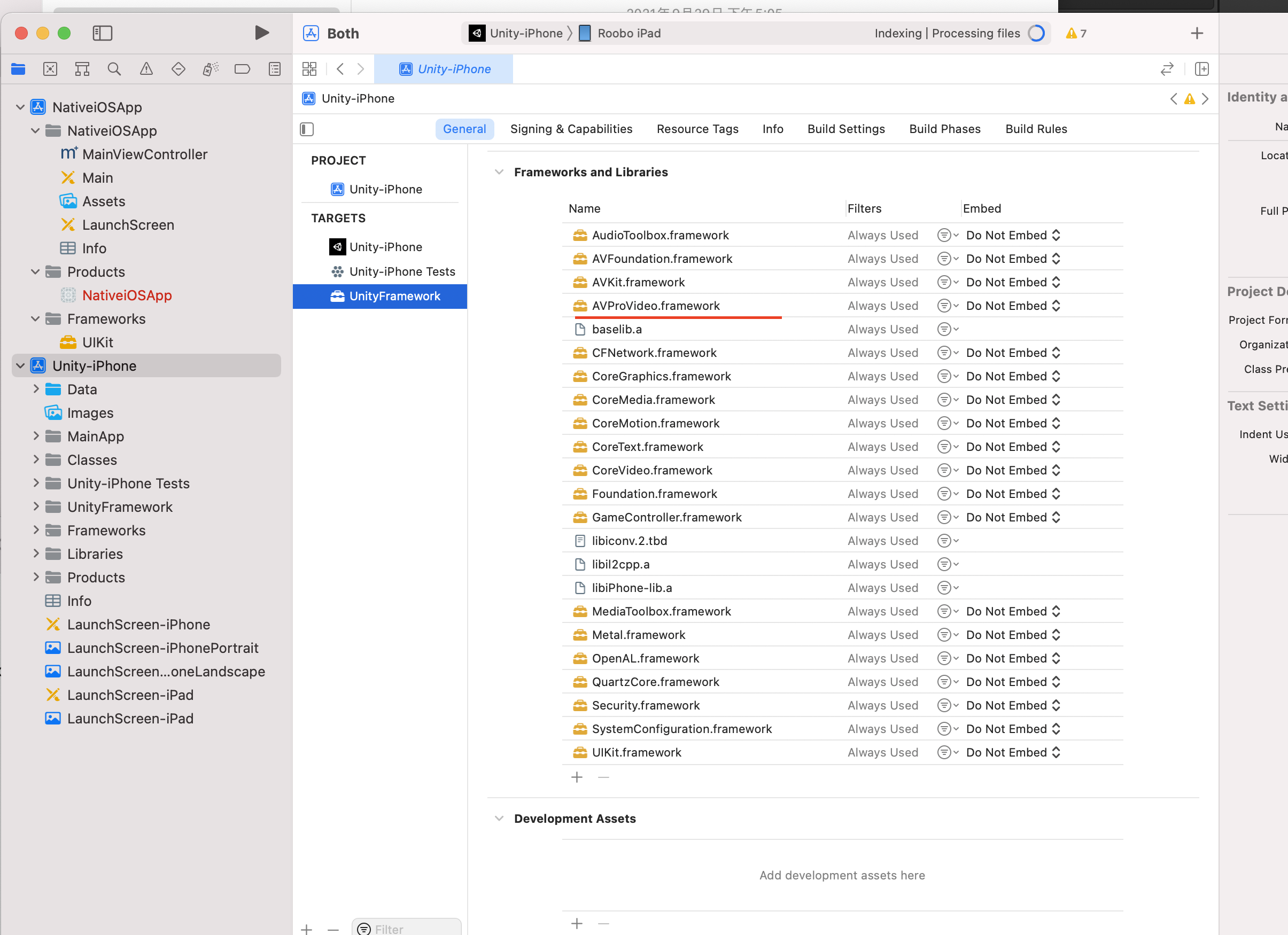 XCode iOS Crash: dyld: Library not loaded: @rpath/AVProVideo.framework/AVProVideo · Issue #869 ...