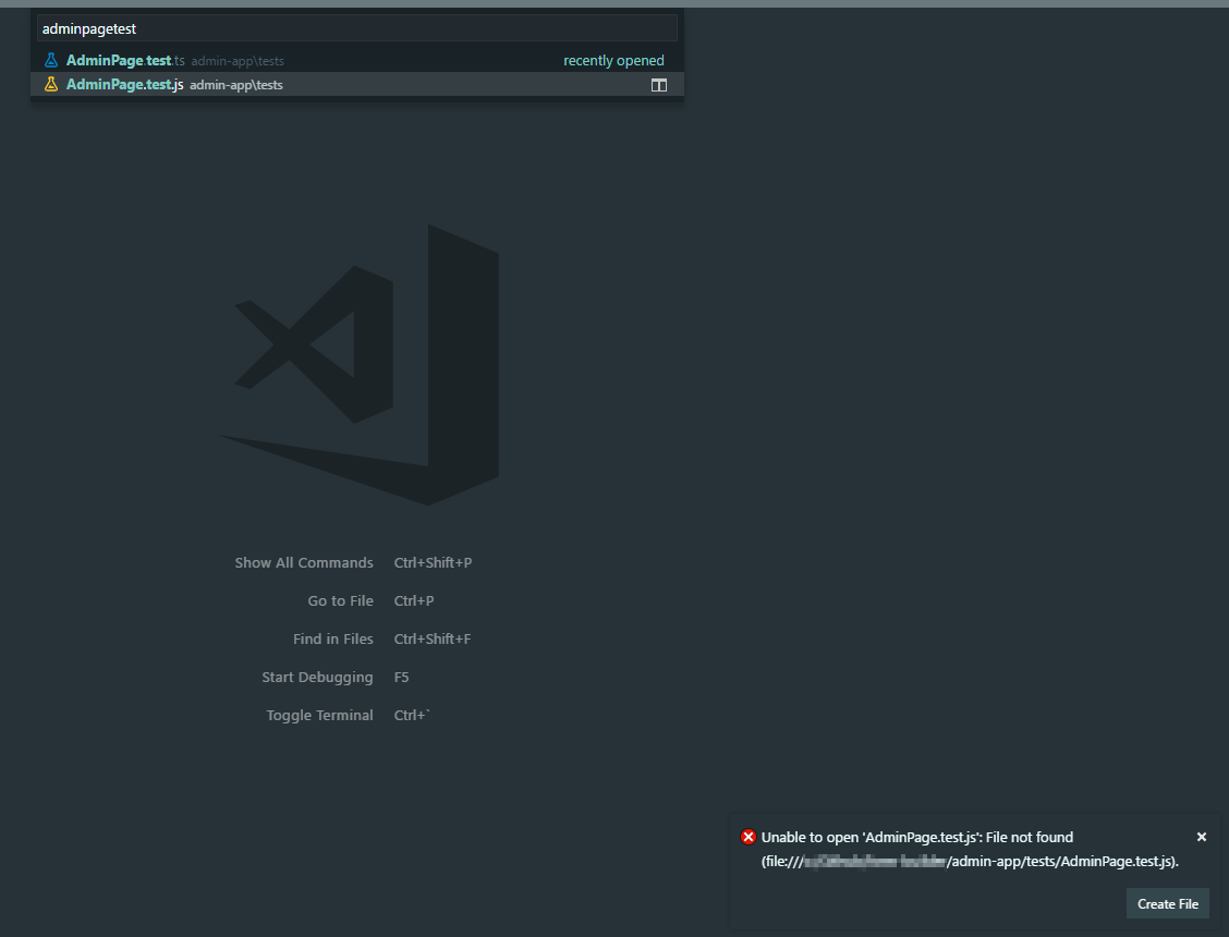Go To File Shows Nonexistent Files · Issue 51905 · Microsoft Vscode · Github