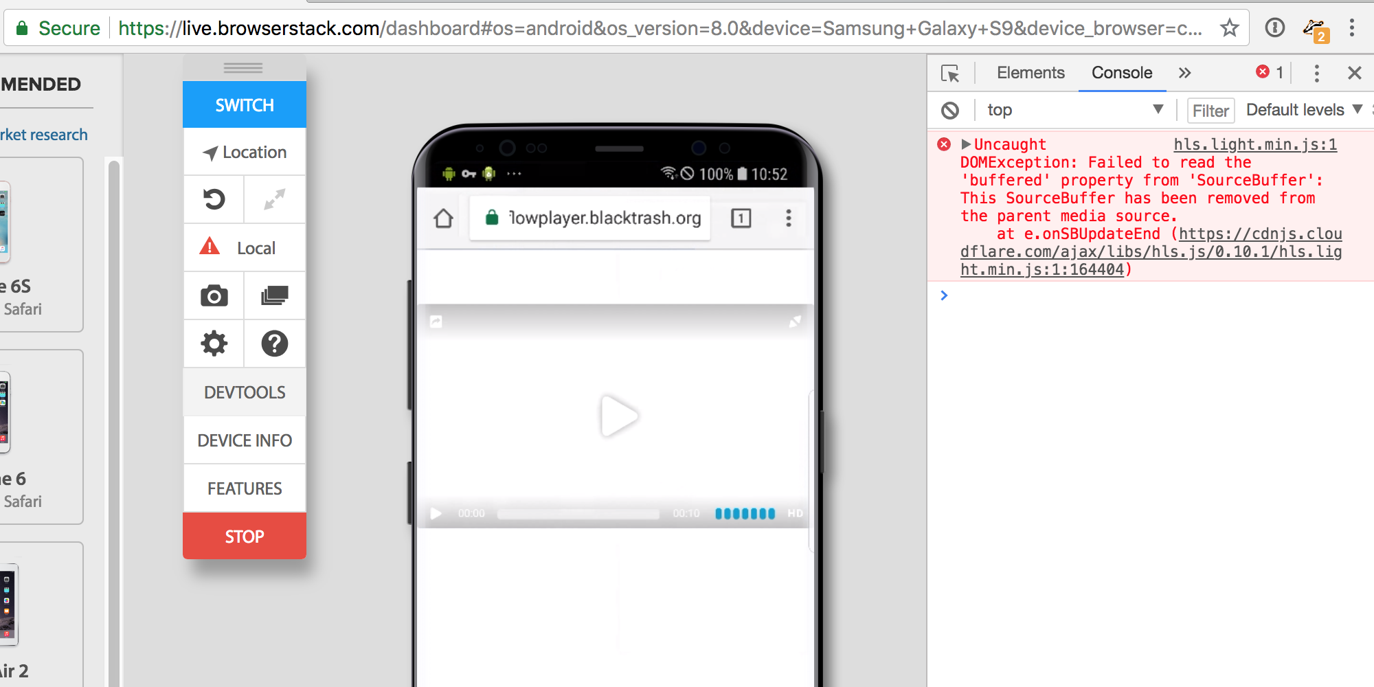 7.2.6 splash Android Chrome DOM Exception · Issue #986 · foliovision/freedom-video-player · GitHub