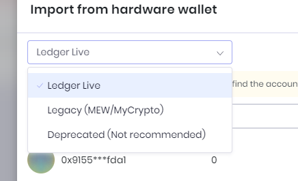 Show exact derivation path when importing from hardware wallet · Issue #25954 · brave/brave ...