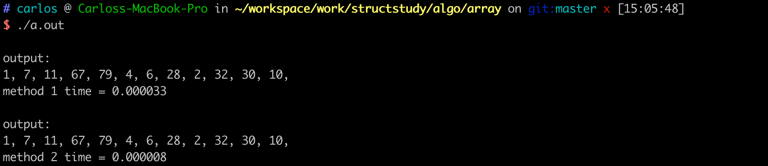 调整数组顺序使奇数位于偶数前面（冒泡排序） · Issue #2 · carloscn/structstudy · GitHub