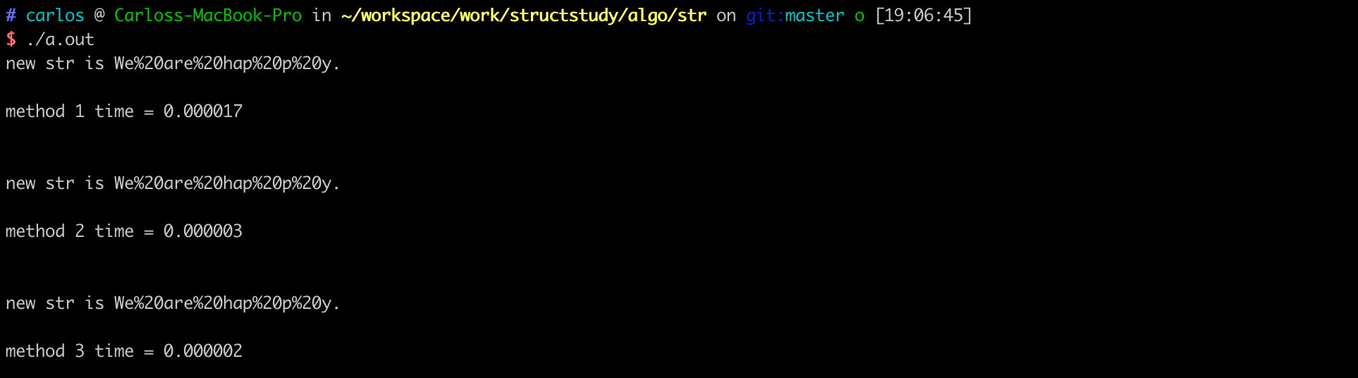 替换字符串空格（双指针法） · Issue #8 · carloscn/structstudy · GitHub