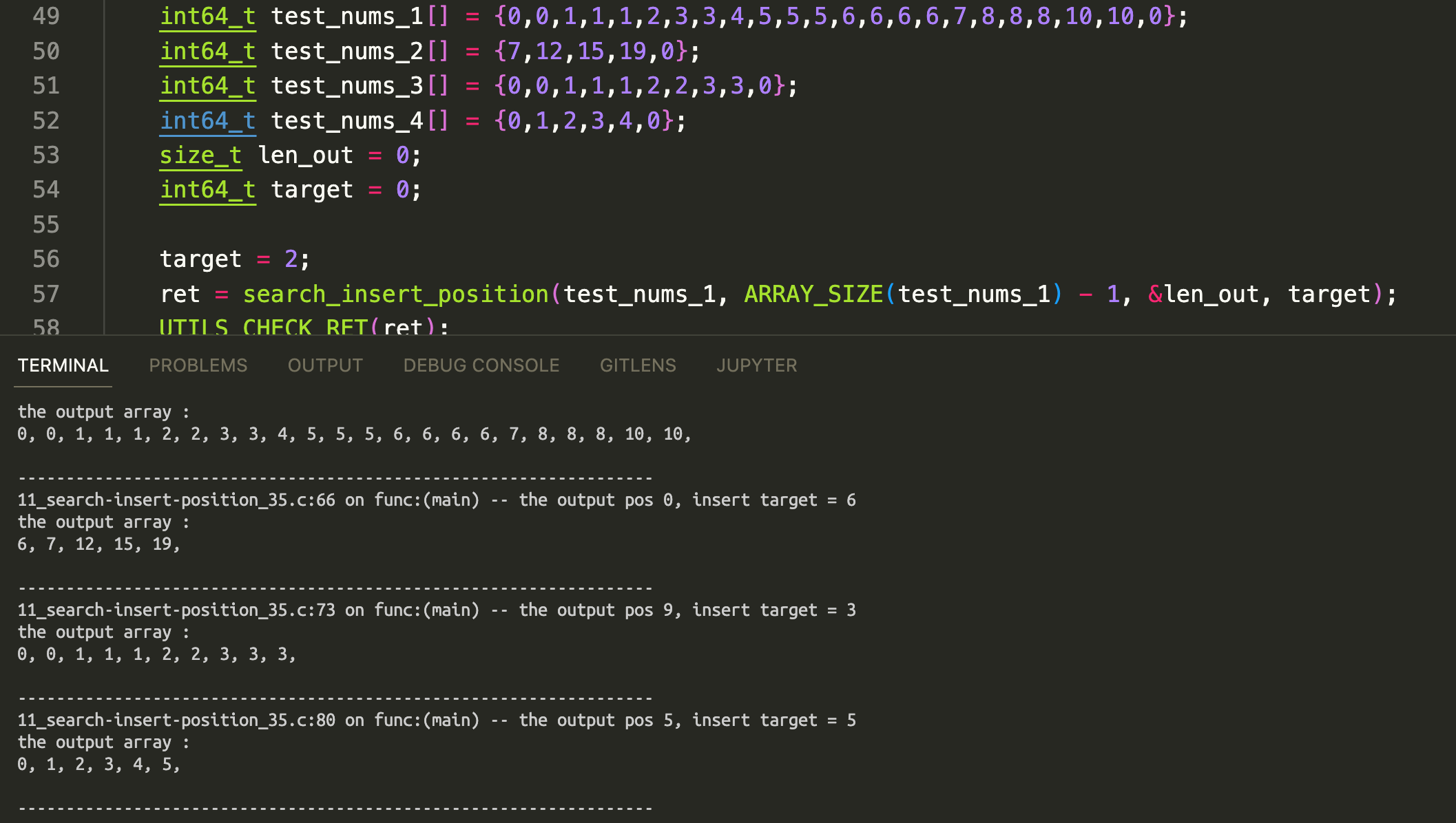 leetcode35：搜索插入位置（search-insert-position） · Issue #40 · carloscn/structstudy · GitHub