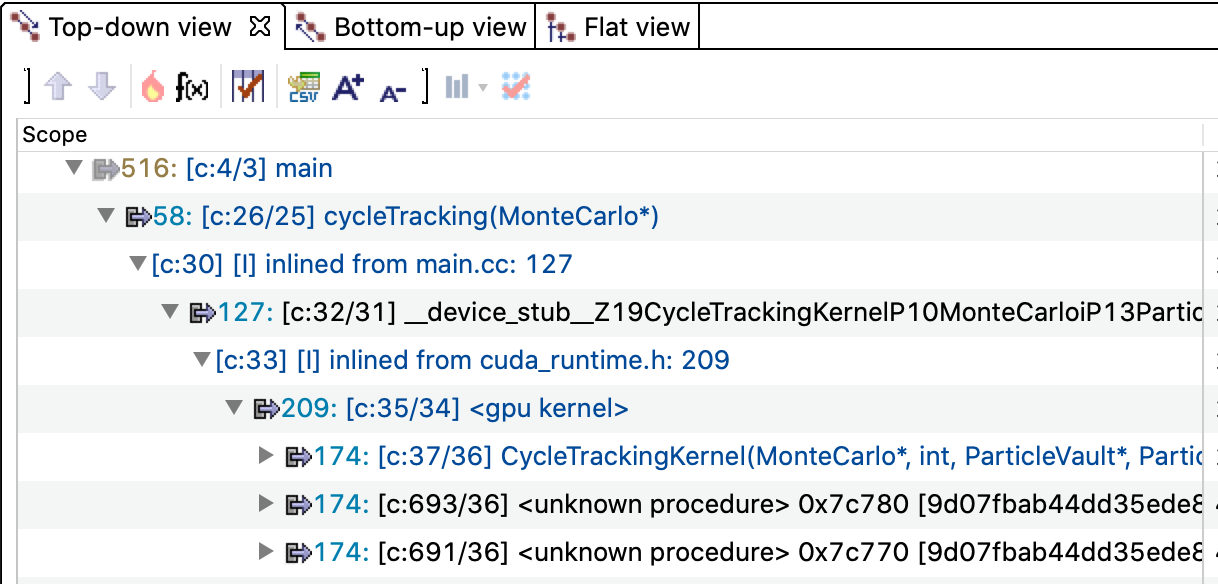 Wrong CUBIN CFG for quicksilver · Issue #232 · HPCToolkit/hpctoolkit · GitHub