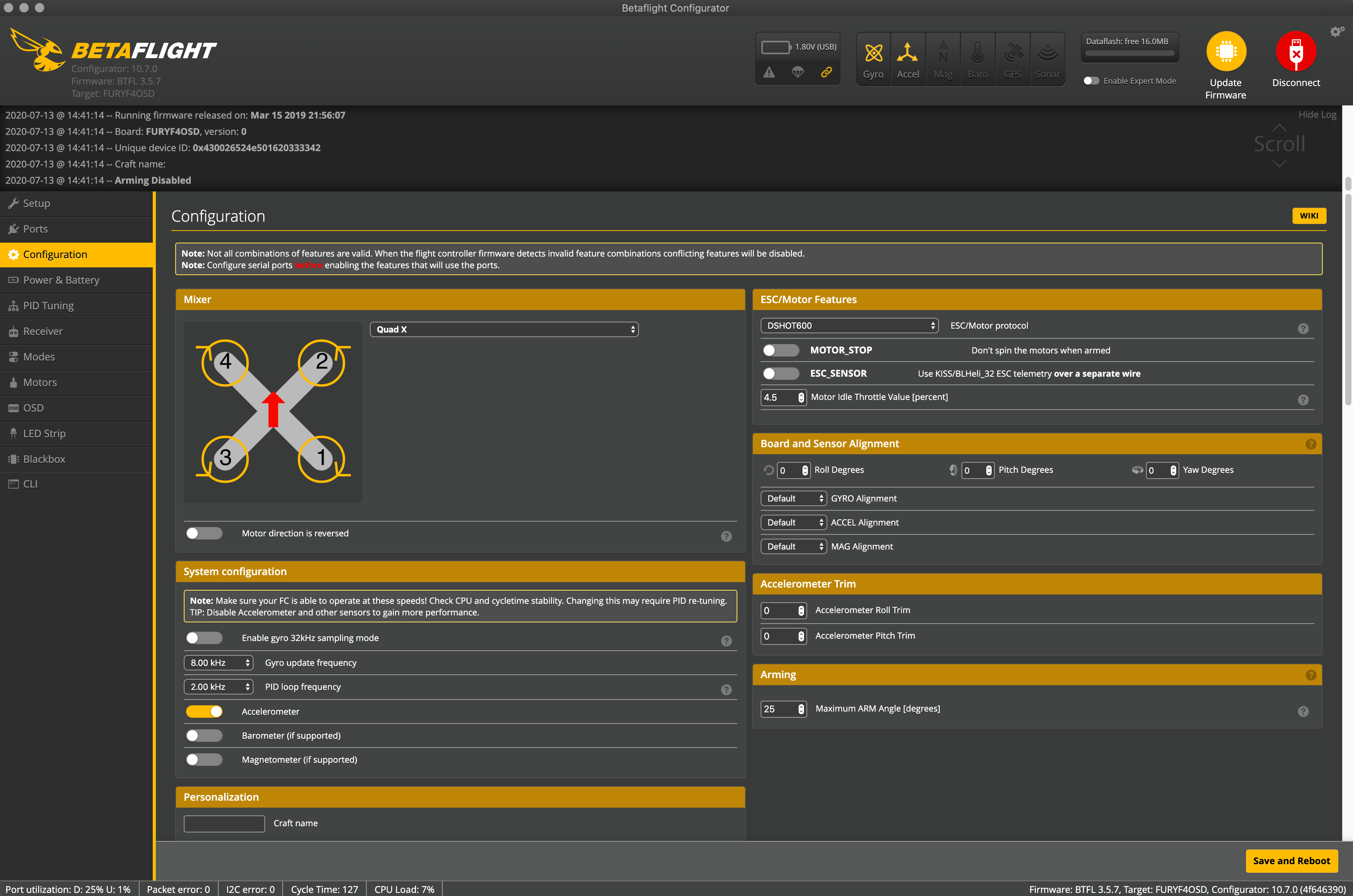 FuryF4OSD - OSD Not Working on 4.2 · Issue #9931 · betaflight ...