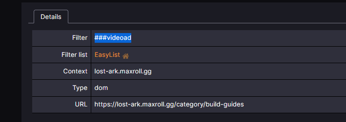 lost-ark.maxroll.gg: breakage · Issue #11932 · uBlockOrigin/uAssets · GitHub