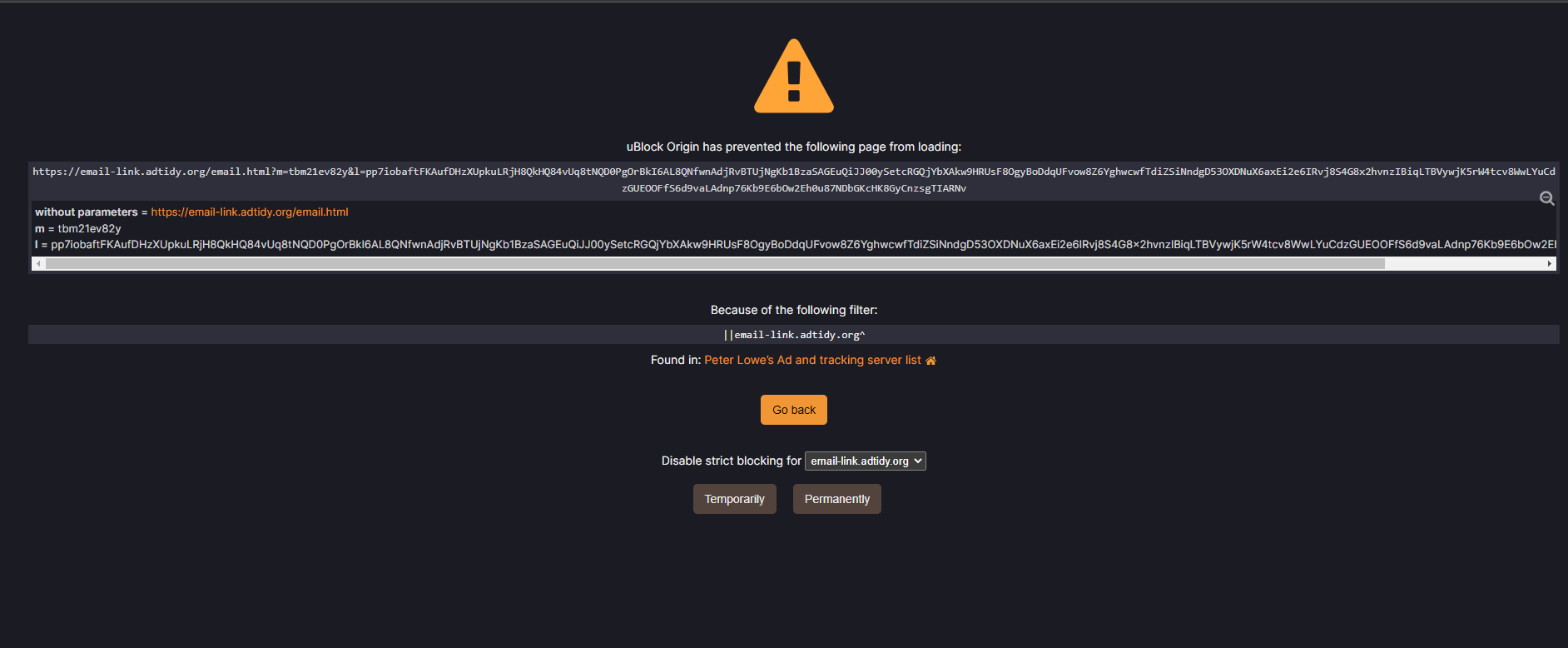 email-link.adtidy.org: breakage · Issue #15363 · uBlockOrigin/uAssets · GitHub