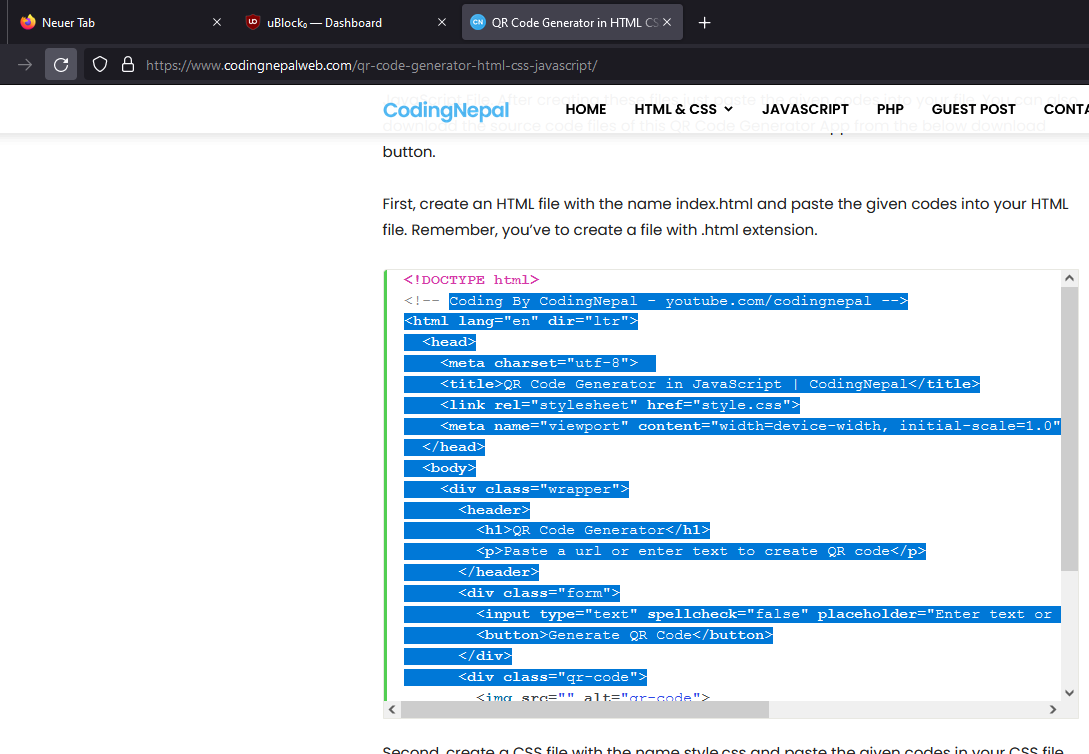 codingnepalweb.com: detection · Issue #15838 · uBlockOrigin/uAssets · GitHub
