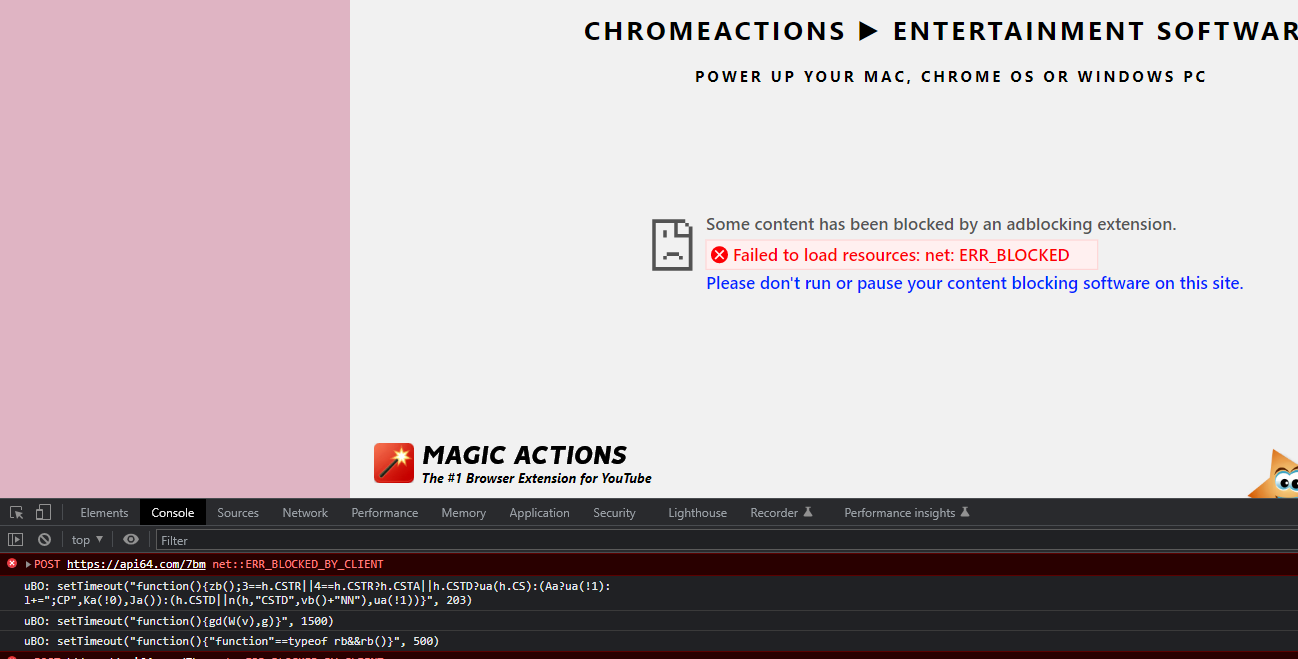 chromeactions.com + mixesoft.com + mycinema.pro: detection / ads · Issue #16588 · uBlockOrigin ...