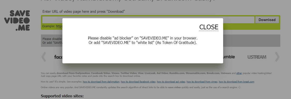 savevideo.me [Anti-Adblock] · Issue #3874 · uBlockOrigin/uAssets · GitHub