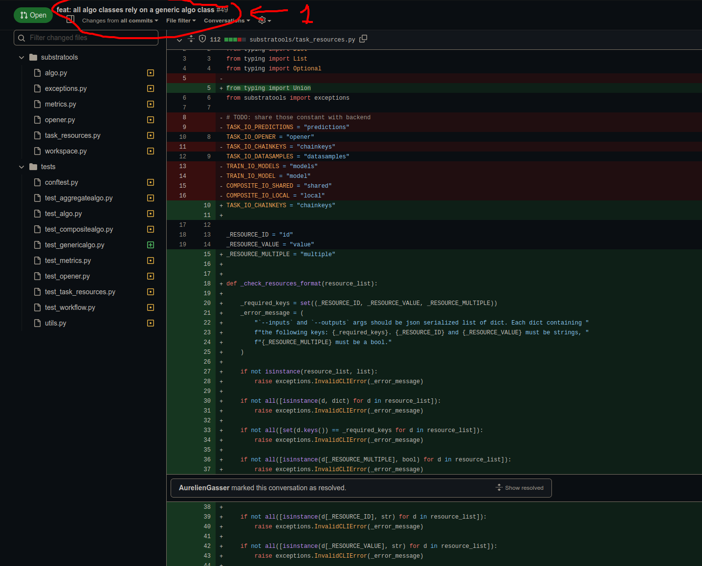 Easy switch from "Files changed" to "Conversation" tab · community ...