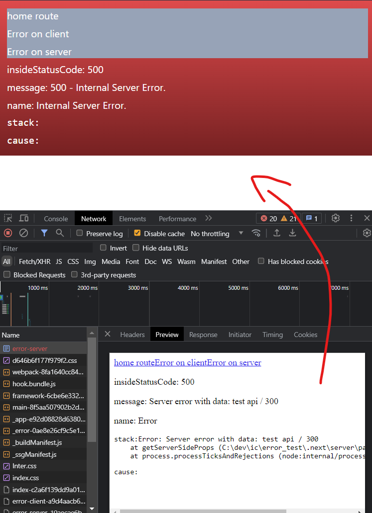 Rendering a server side error · vercel next.js · Discussion #51979 · GitHub