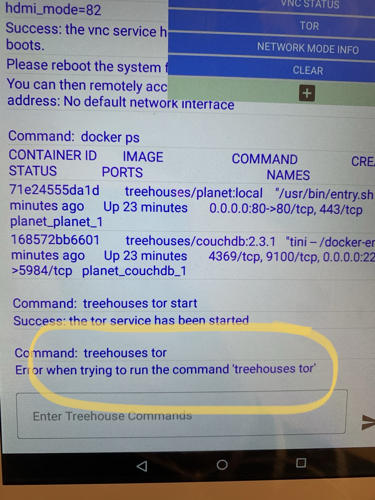 treehouses tor returns wrong error message · Issue #540 · treehouses/remote · GitHub
