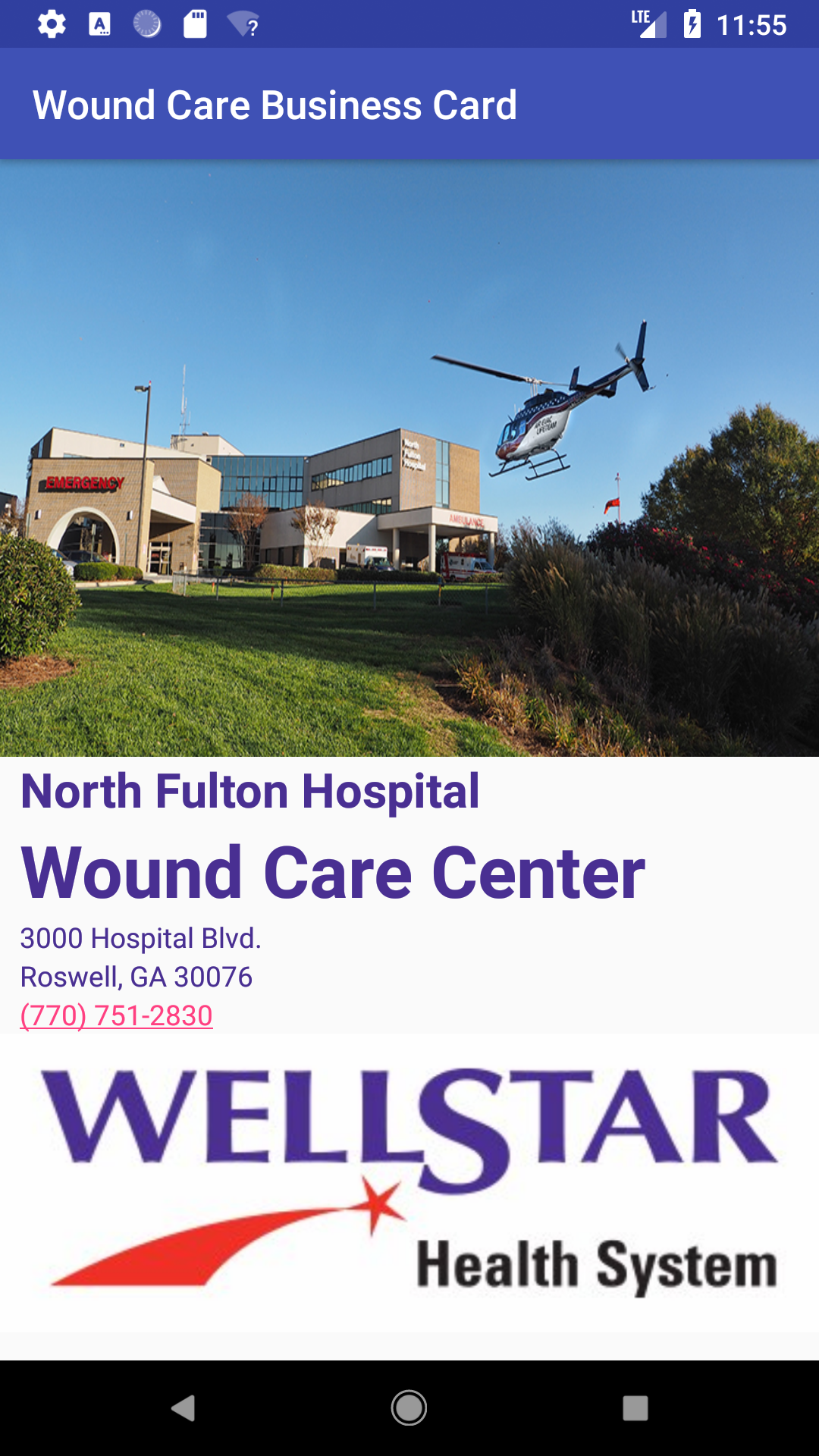 GitHub - ajsherrell/WoundCareBusinessCard: a udacity project -android basics