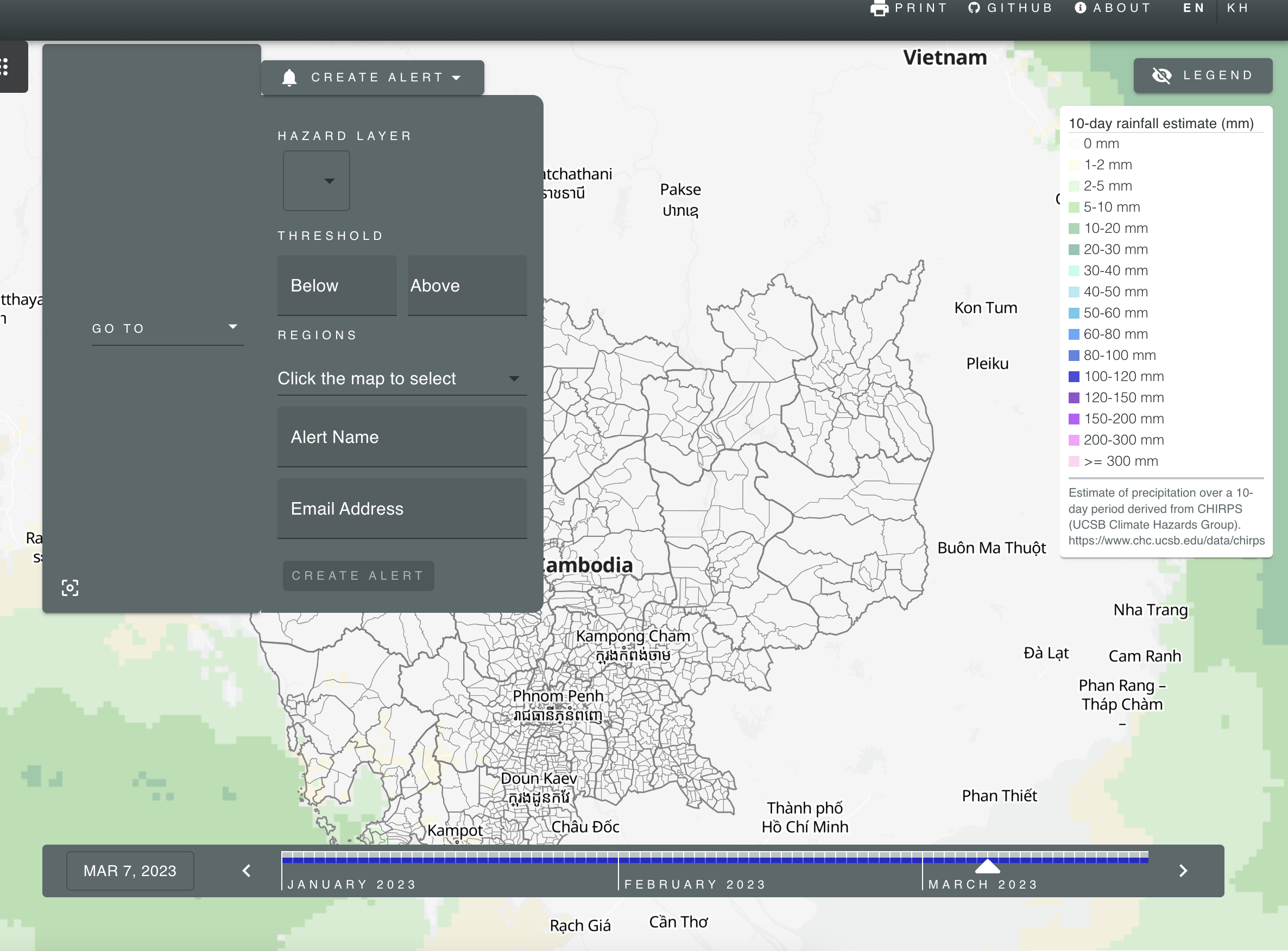 [Bug]: fix UX for alerts in analysis view · Issue #750 · WFP-VAM/prism-app · GitHub