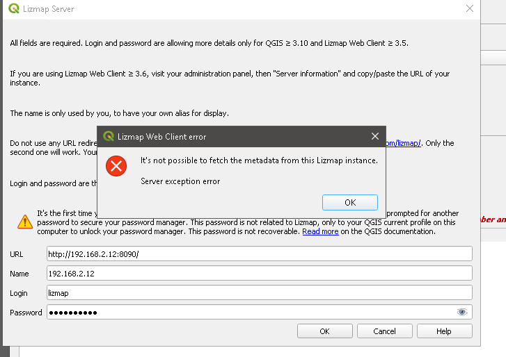 Cannot setup Lizmap Plugin with Lizmap Server · Issue #3409 · 3liz/lizmap-web-client · GitHub