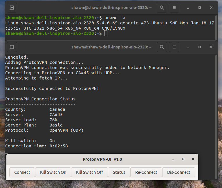 ProtonVPN UI based on CLI commands · Issue #120 · calexandru2018/linux-gui-legacy · GitHub