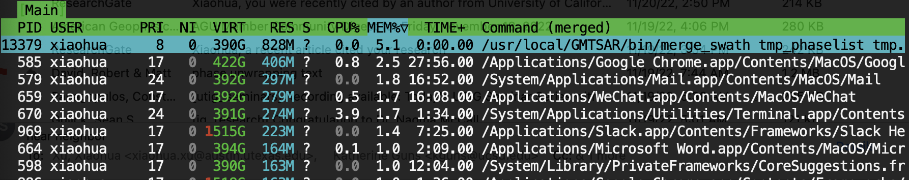 [Bug]: merge_swath requires unlimited memory · Issue #562 · gmtsar/gmtsar · GitHub