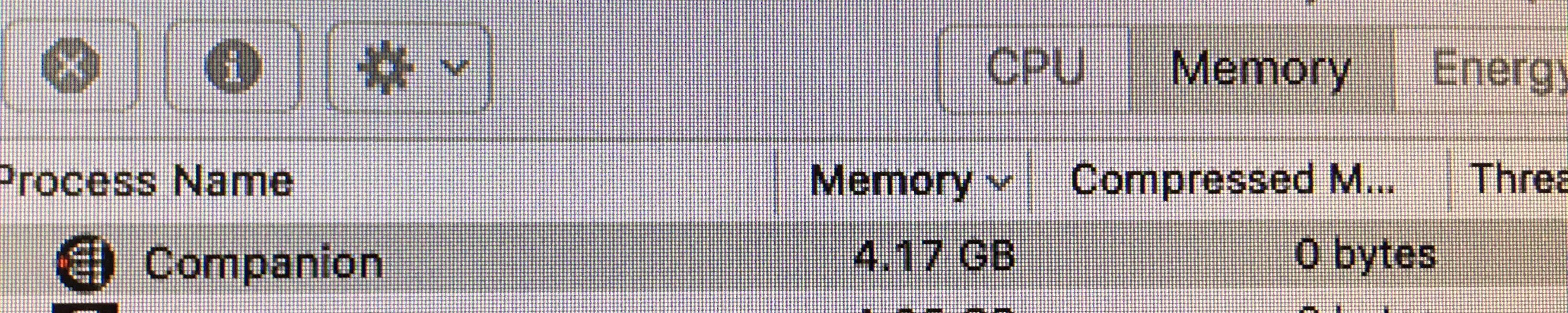 Huge memory leak · Issue #795 · bitfocus/companion · GitHub