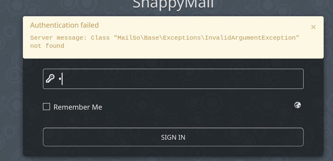 Cannot log in, Class "MailSo\Base\Exceptions\InvalidArgumentException" not found · Issue #1182 ...