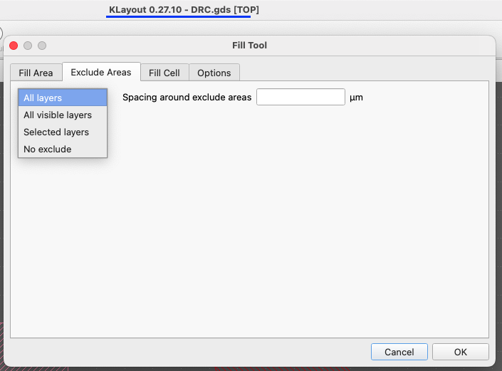 Mac: Fill Tool missing most parameters · Issue #1094 · KLayout/klayout ...