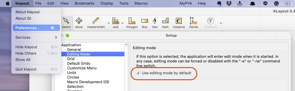 KLayout editor mode setup in Mac M1 · Issue #1118 · KLayout/klayout ...