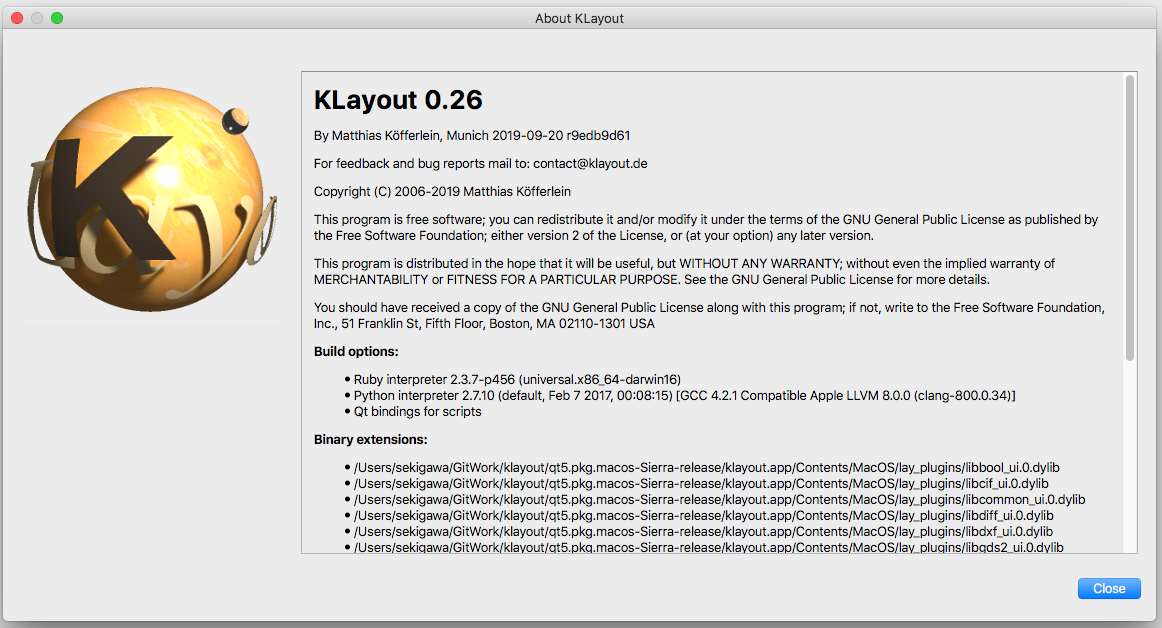 Building 0.26 for macOS · Issue #360 · KLayout/klayout · GitHub
