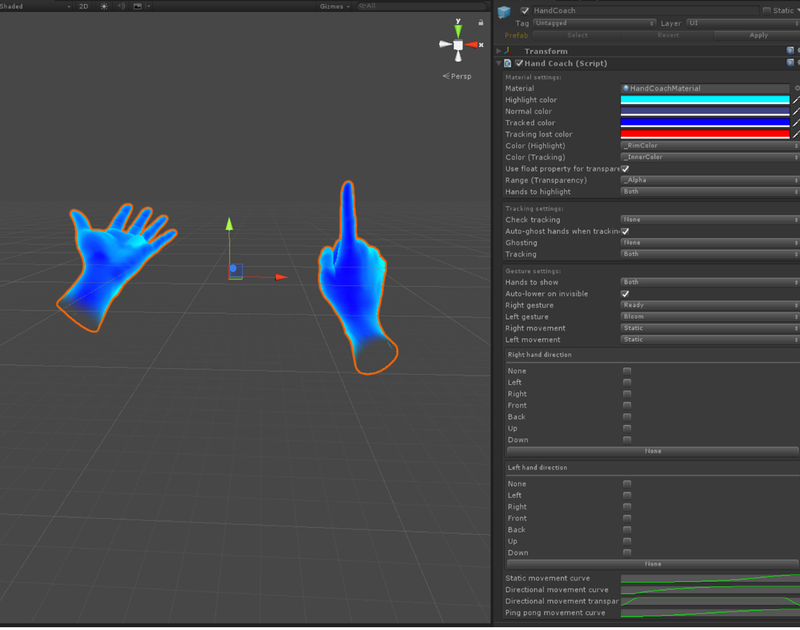 Create Hand Coach Prefabs to teach gestures / interactions · Issue ...