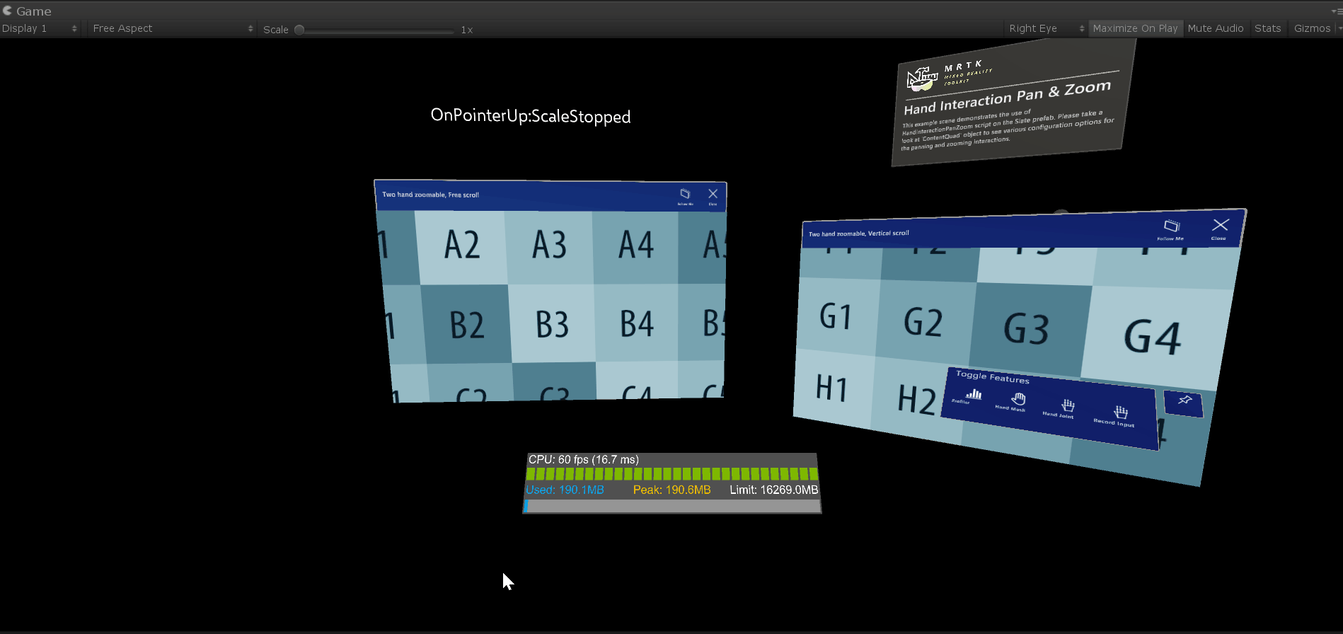 Create a basic way to get the eye gaze ray, hand ray, head ray, and ...