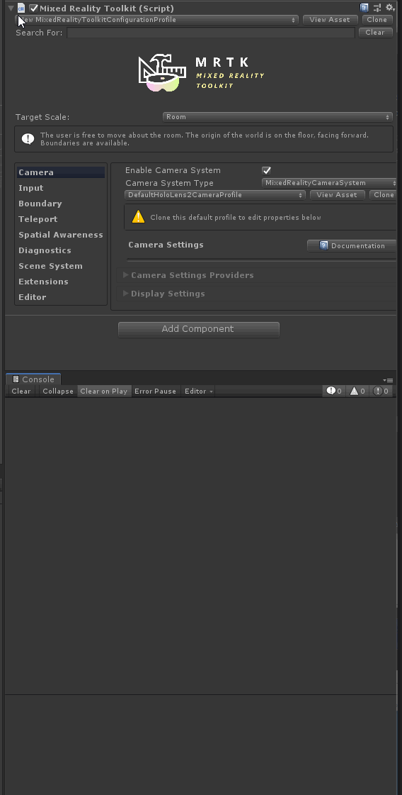 Errors when switching between Default MRTK and custom profiles · Issue #6716 · microsoft ...
