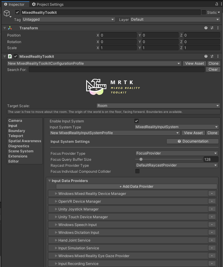 Massive gap in MRTK profiles on Unity 2019.3.13f1, personal · Issue #7959 · microsoft ...