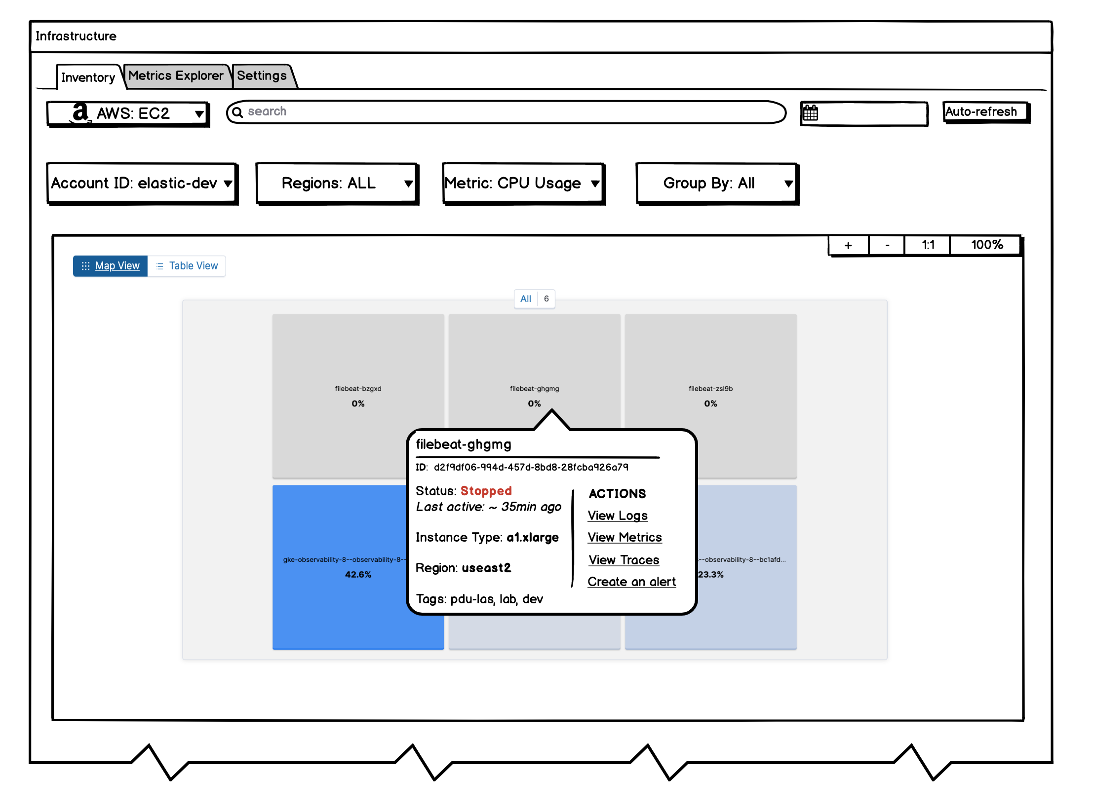 [Metrics UI] AWS Inventory Page Navigation · Issue #44995 · elastic/kibana · GitHub