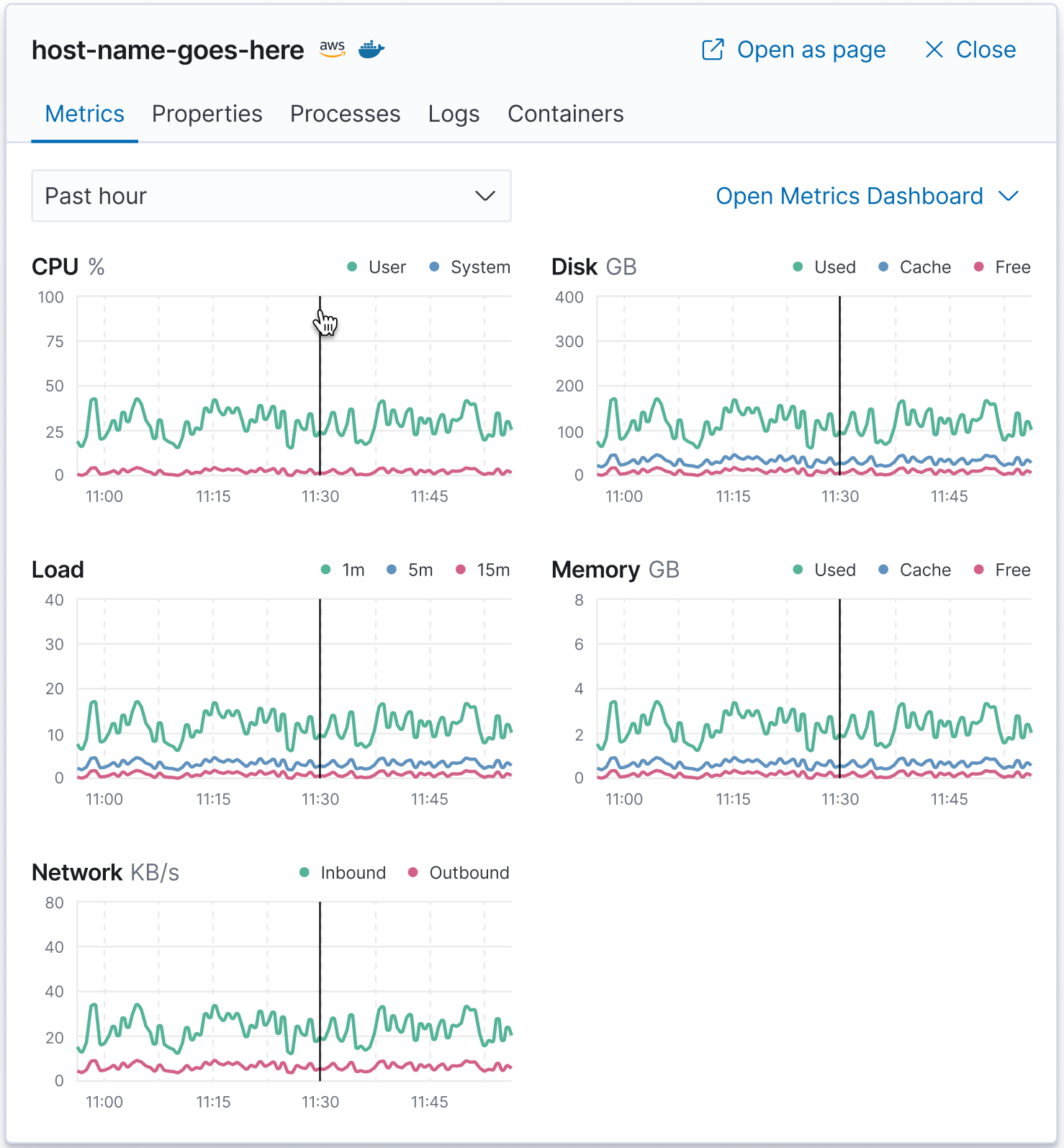 [Metrics UI] Enhanced host details - Metrics · Issue #80304 · elastic/kibana · GitHub