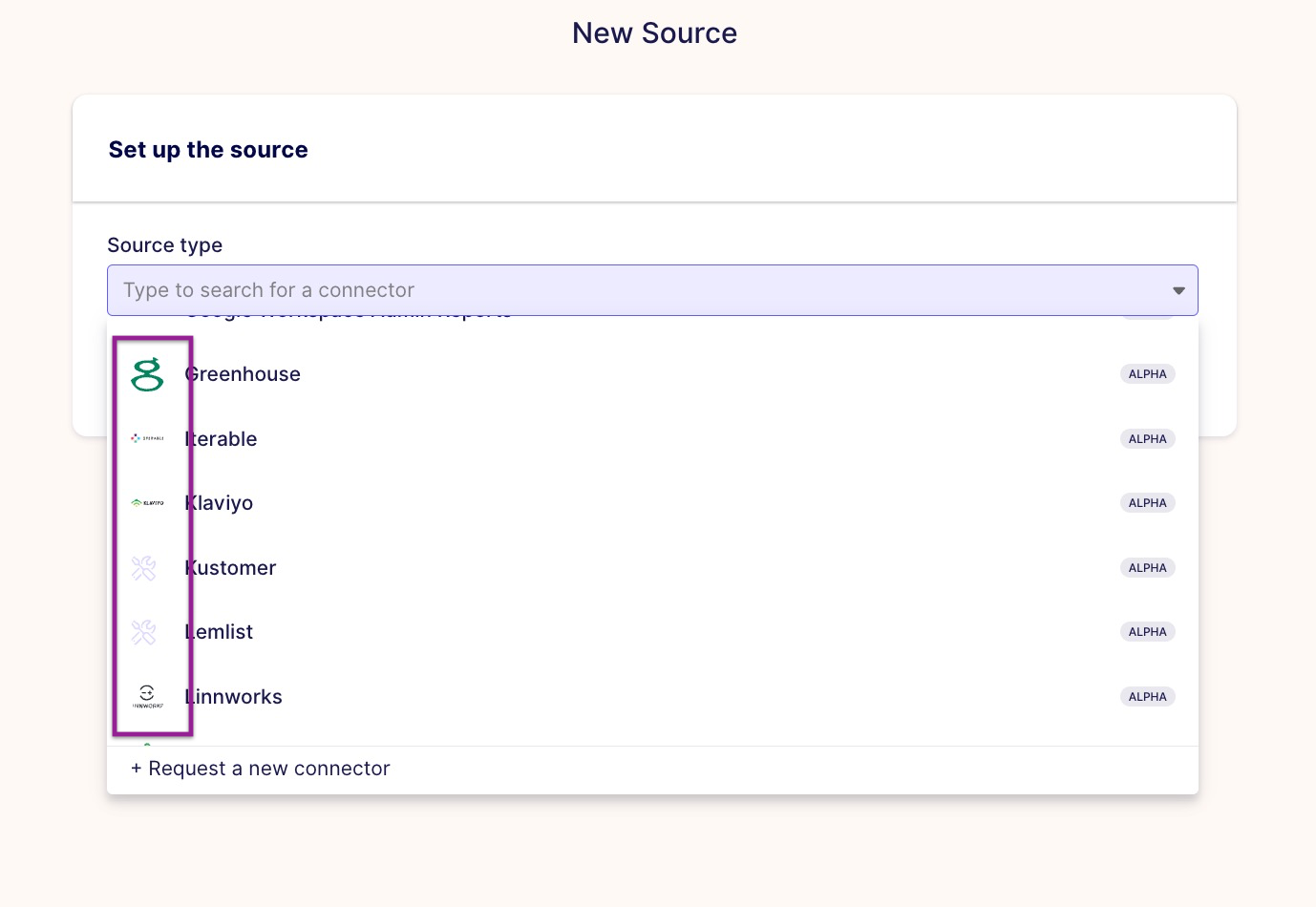 Update Logos To Optimize Ux · Issue 13357 · Airbytehq Airbyte · Github