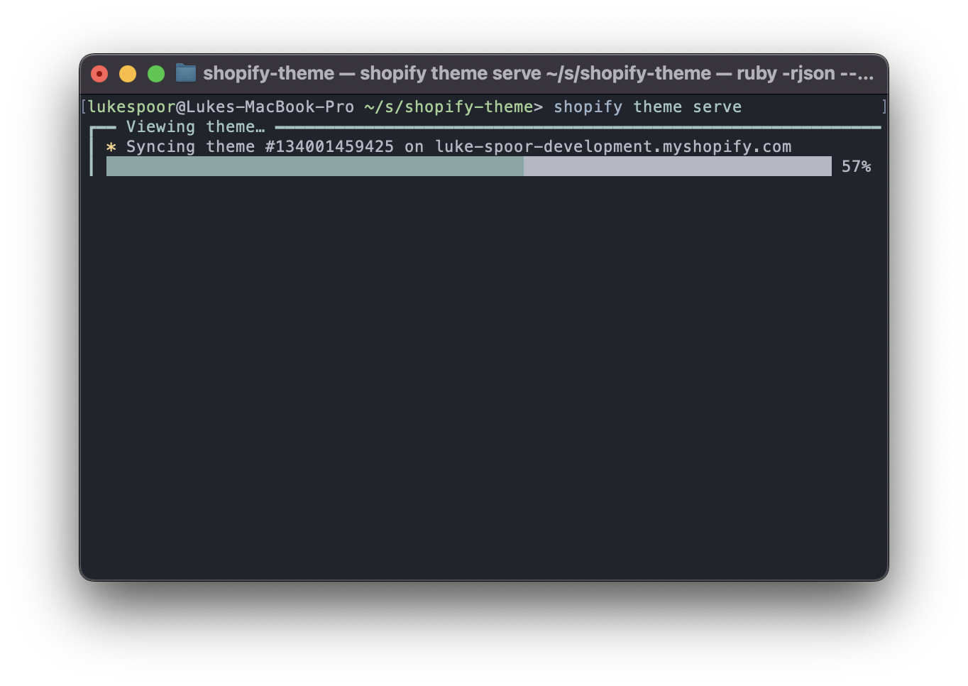 [Bug]: Stuck on theme sync (shopify theme serve) · Issue #2465 · Shopify/shopify-cli · GitHub