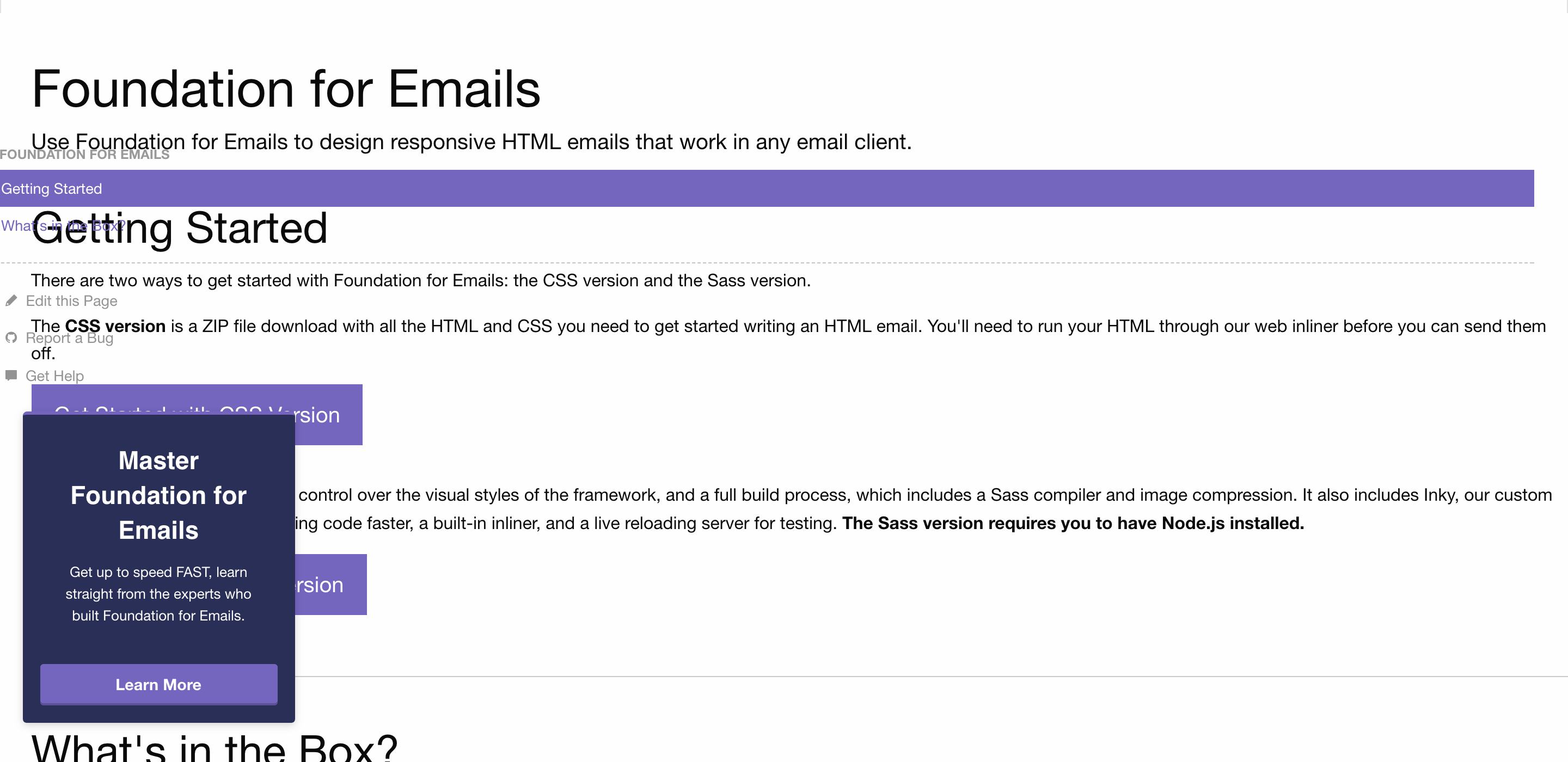 Offline Documentation Broken? · Issue #827 · foundation/foundation-emails · GitHub