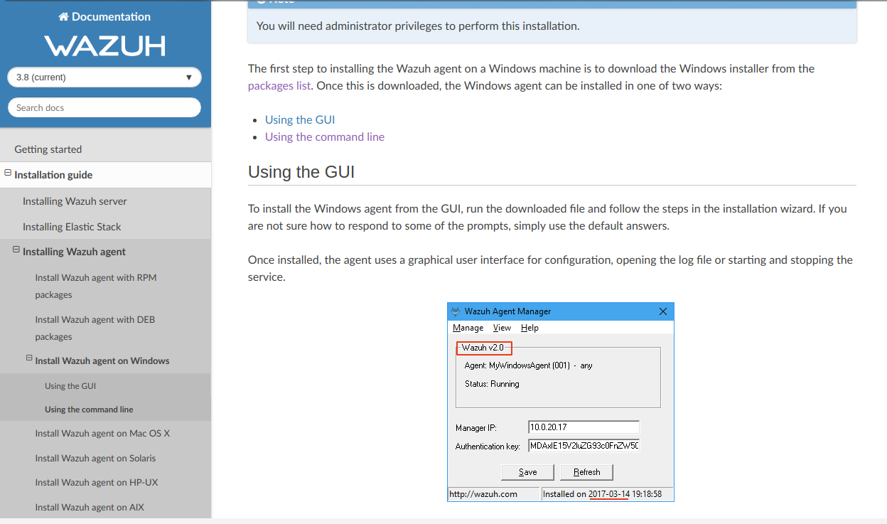 Update old screenshots · Issue #1043 · wazuh/wazuh-documentation · GitHub