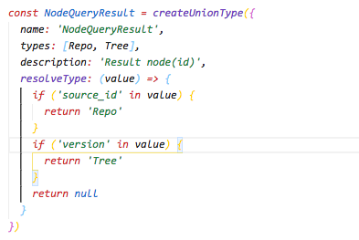 maybe a bug: resolveType union wrong when return type class @ObjectType ...