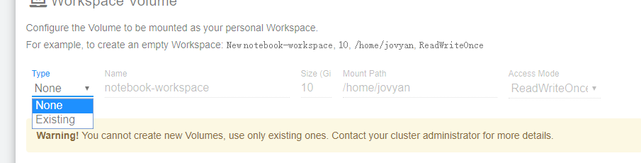 Why My Kubeflow Cannot Create New Volumes Use Only Existing Ones？？ · Issue 3612 · Kubeflow