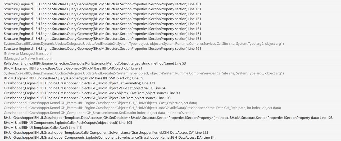 Grasshopper_Toolkit: Explode bars causing crash · Issue #403 · BHoM/Grasshopper_UI · GitHub