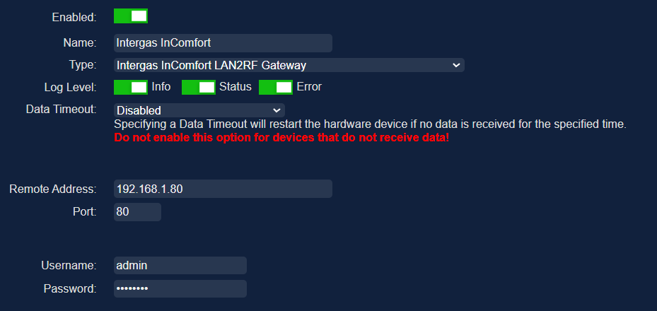Intergas Gateway Sometimes Loosing Coonection · Issue 5399 · Domoticz Domoticz · Github