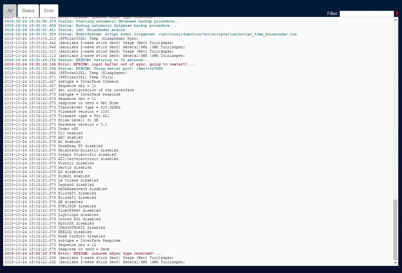 RFXCOM Pro XL P1 implementation not working · Issue #2797 · domoticz/domoticz · GitHub