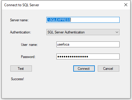 How to set up a SQL database connection · ElevenPaths/FOCA Wiki · GitHub