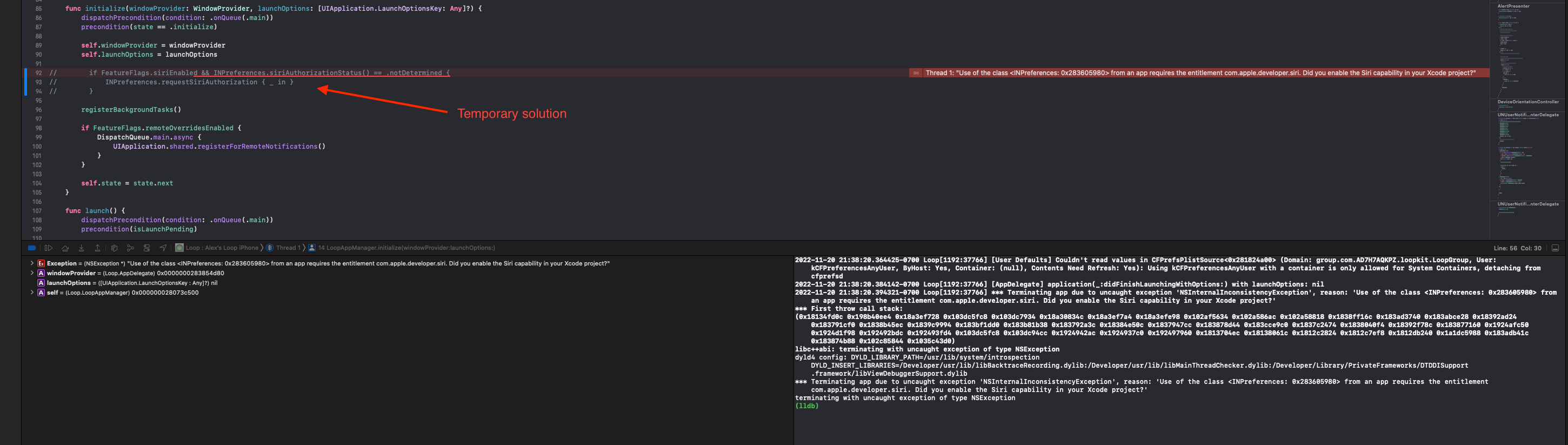 Loop Dev Removing Siri Capability Causes App To Terminate · Issue 1836 · Loopkit Loop · Github