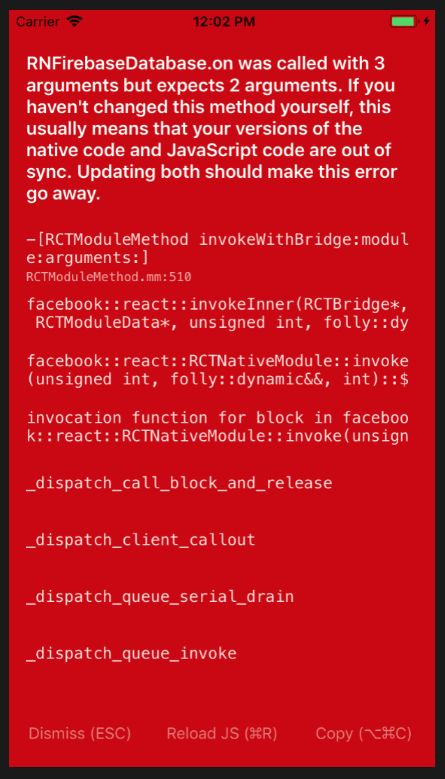 hasPermission is not a function · Issue #1334 · invertase/react-native-firebase · GitHub